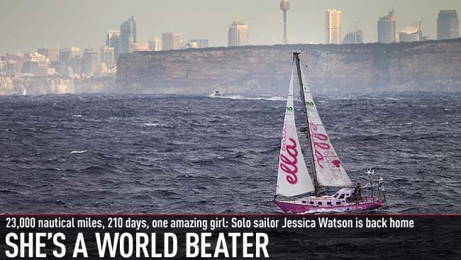 Jessica Watson Completes Her Round The World Adventure – Challenge and ...